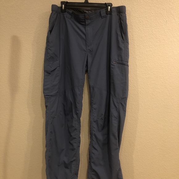 Columbia | Pants | Columbia Pants Mens 38x3 Blue Omni Shade Fishing ...